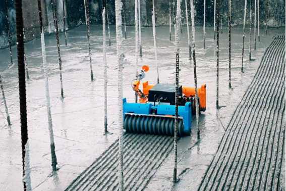 Structural-strength-boosting robot makes its mark in wet concrete ...